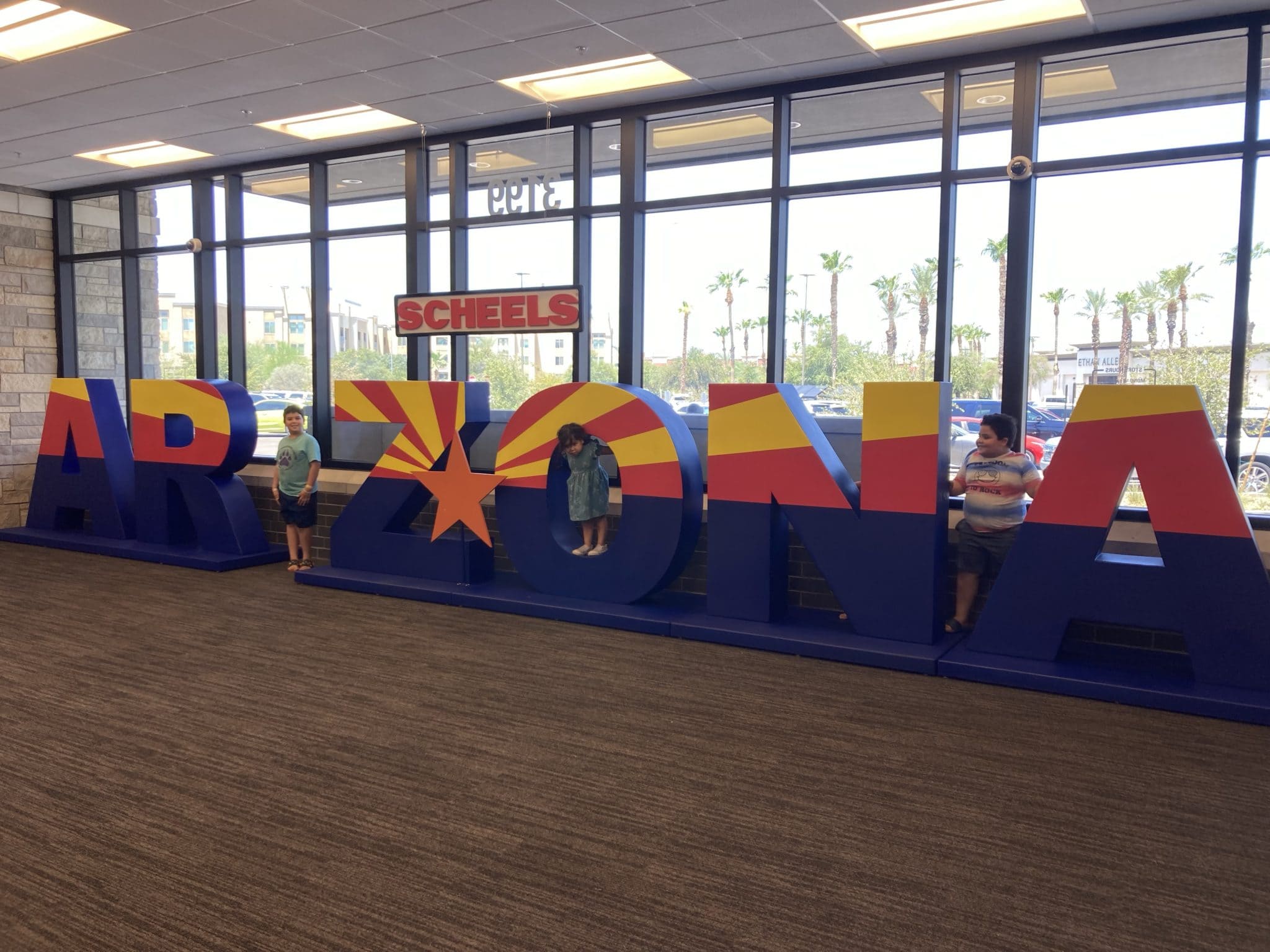 Scheels In Chandler - Phoenix With Kids